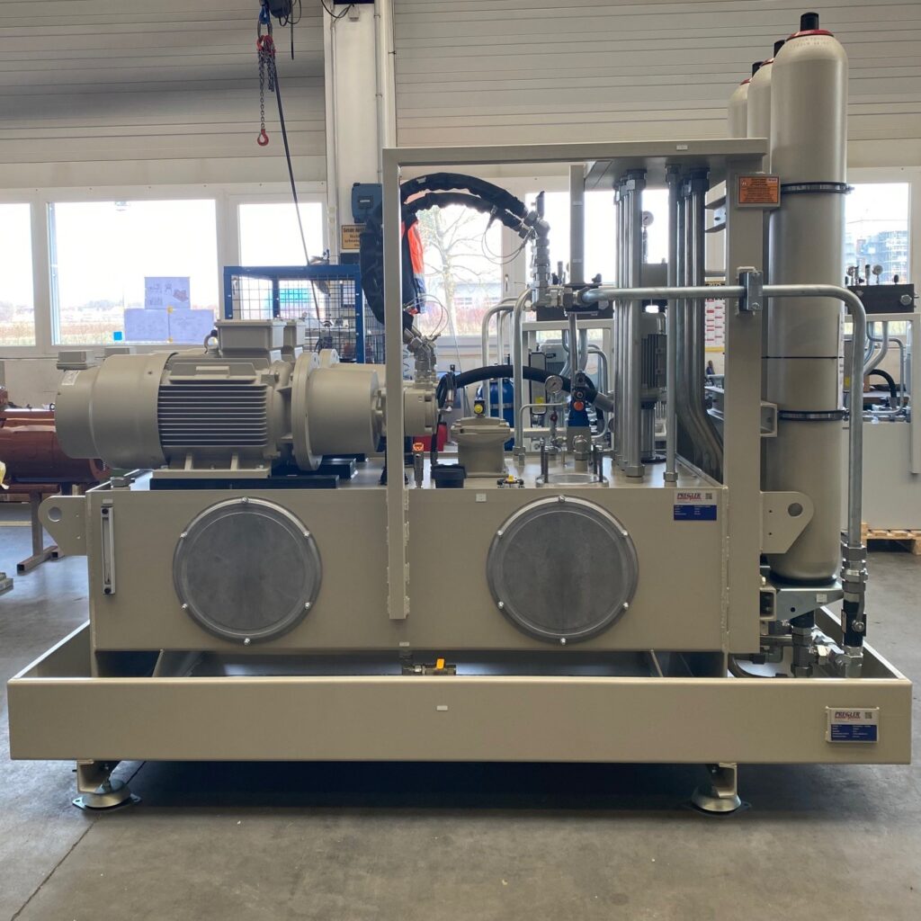 Aggregat für Stoßdämpferprüfung – Hans Pregler GmbH & Co. KG